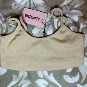 Missguided | Tops | Stone Rib Bralette | Poshmark